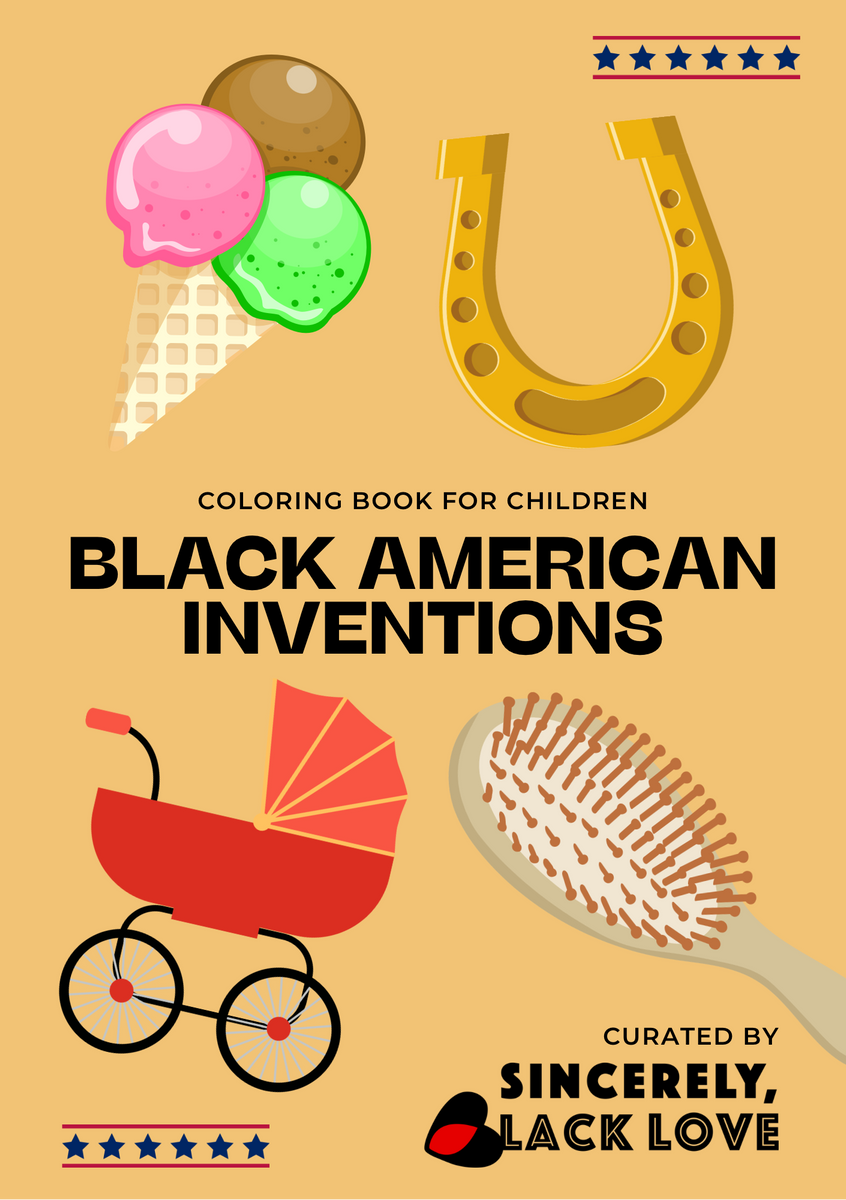 Black American Inventors Digital Coloring Book for Children – Sincerely ...